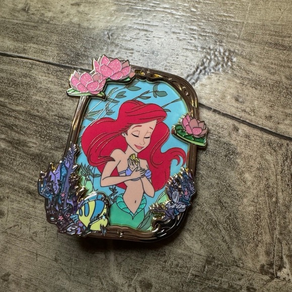 Disney | Art | Disney Little Mermaid Ariel Framed Jumbo Fantasy Pin ...